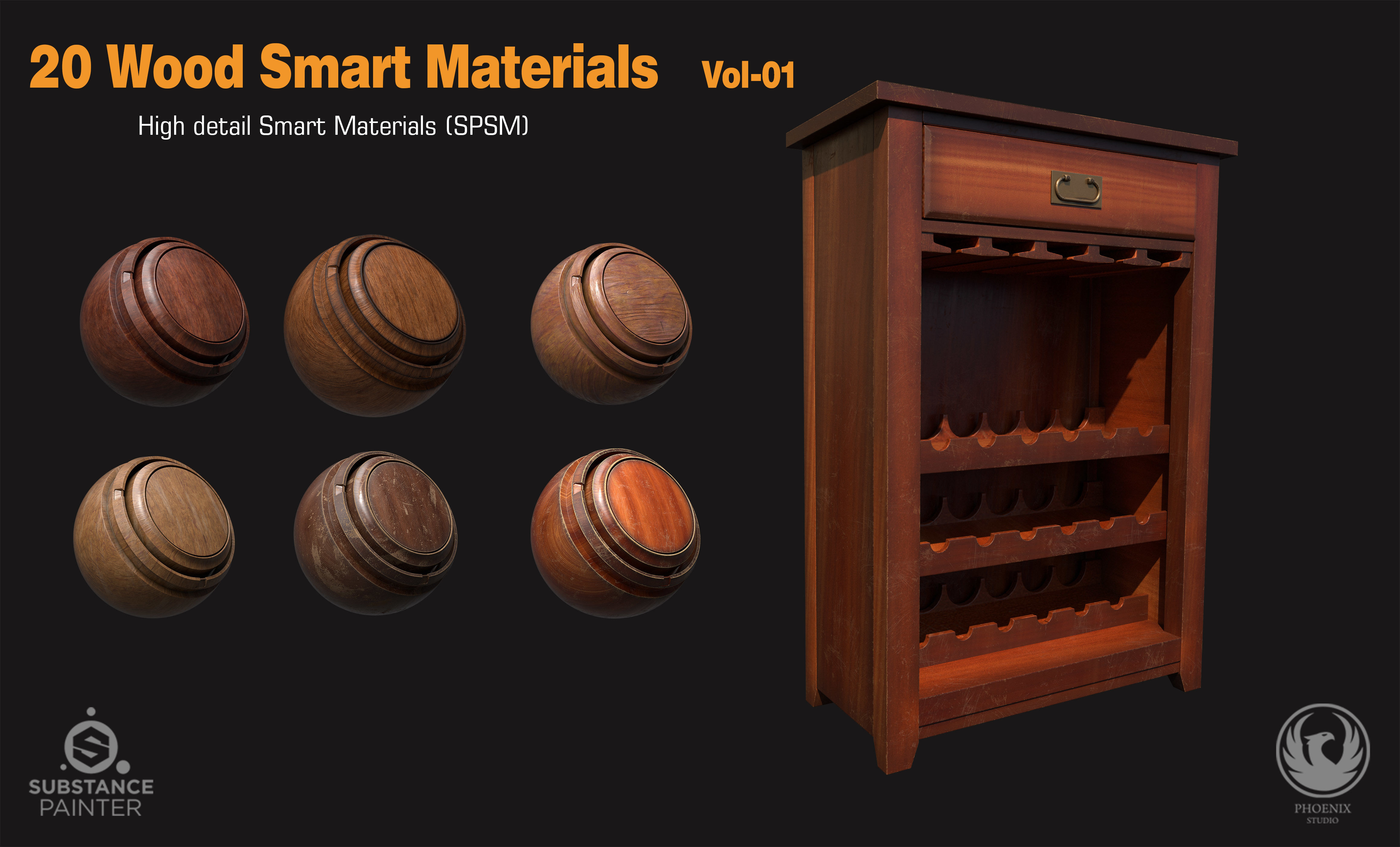Texture 20 High detailed wood Smart Materials VR / AR / low-poly | CGTrader