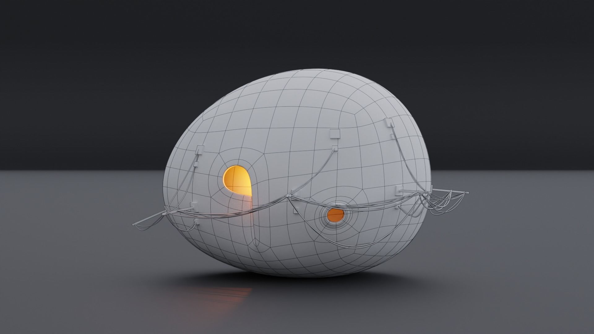 Organic Alien Building Structures Collection 3D model | CGTrader