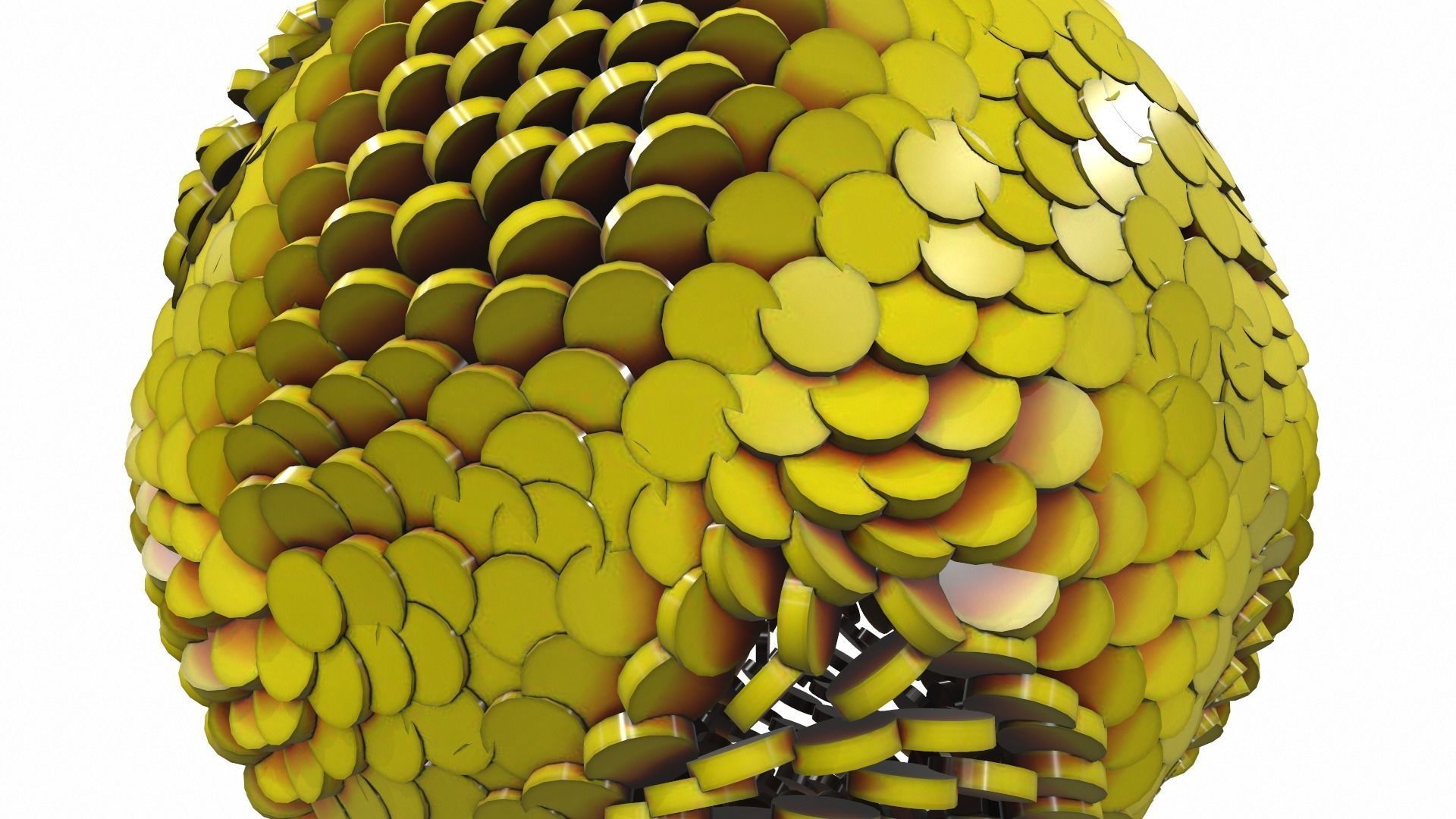 Abstract geometric sphere 04e 3D model | CGTrader