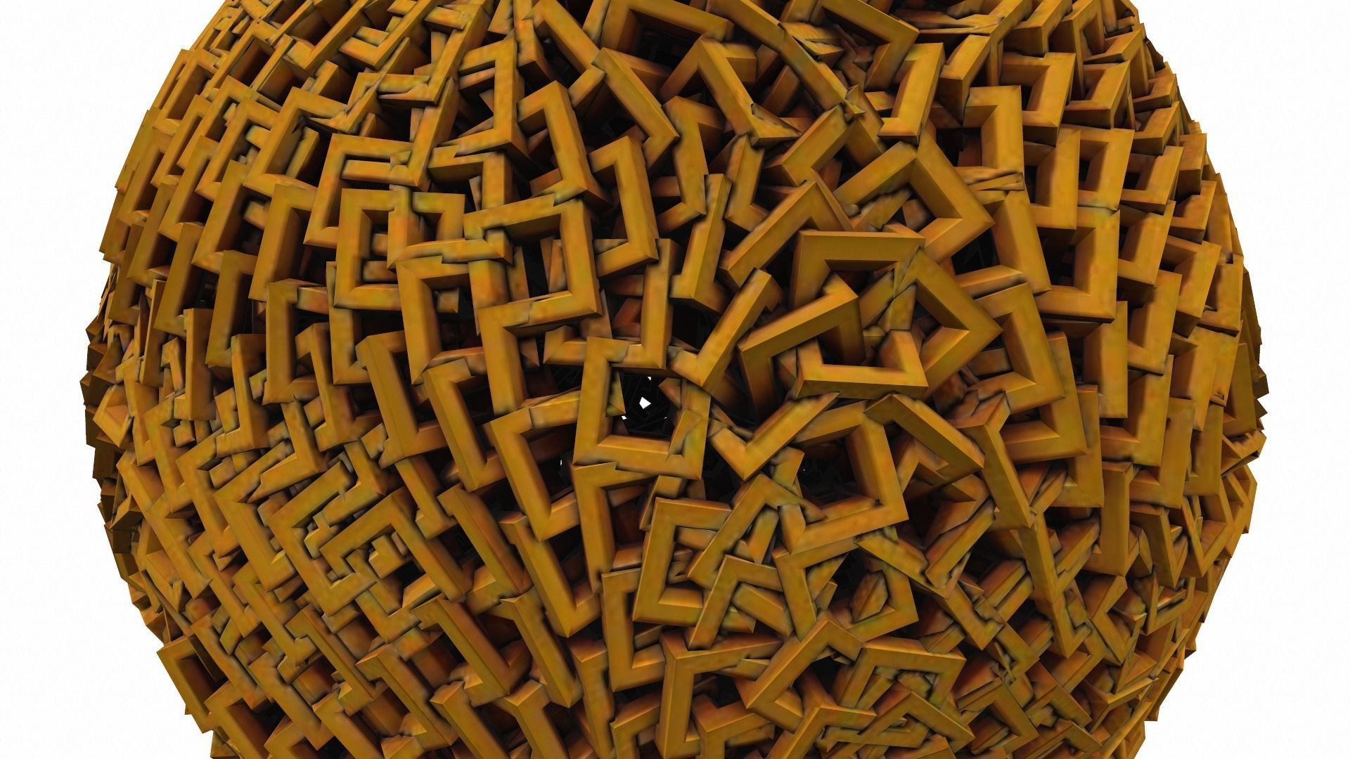 Abstract geometric sphere 08e 3D model | CGTrader