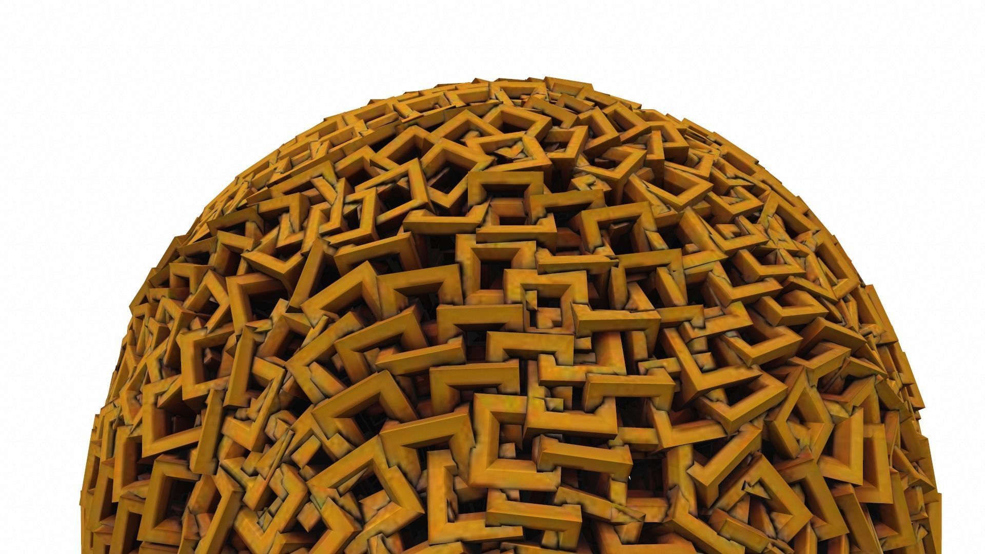 Abstract geometric sphere 08e 3D model | CGTrader