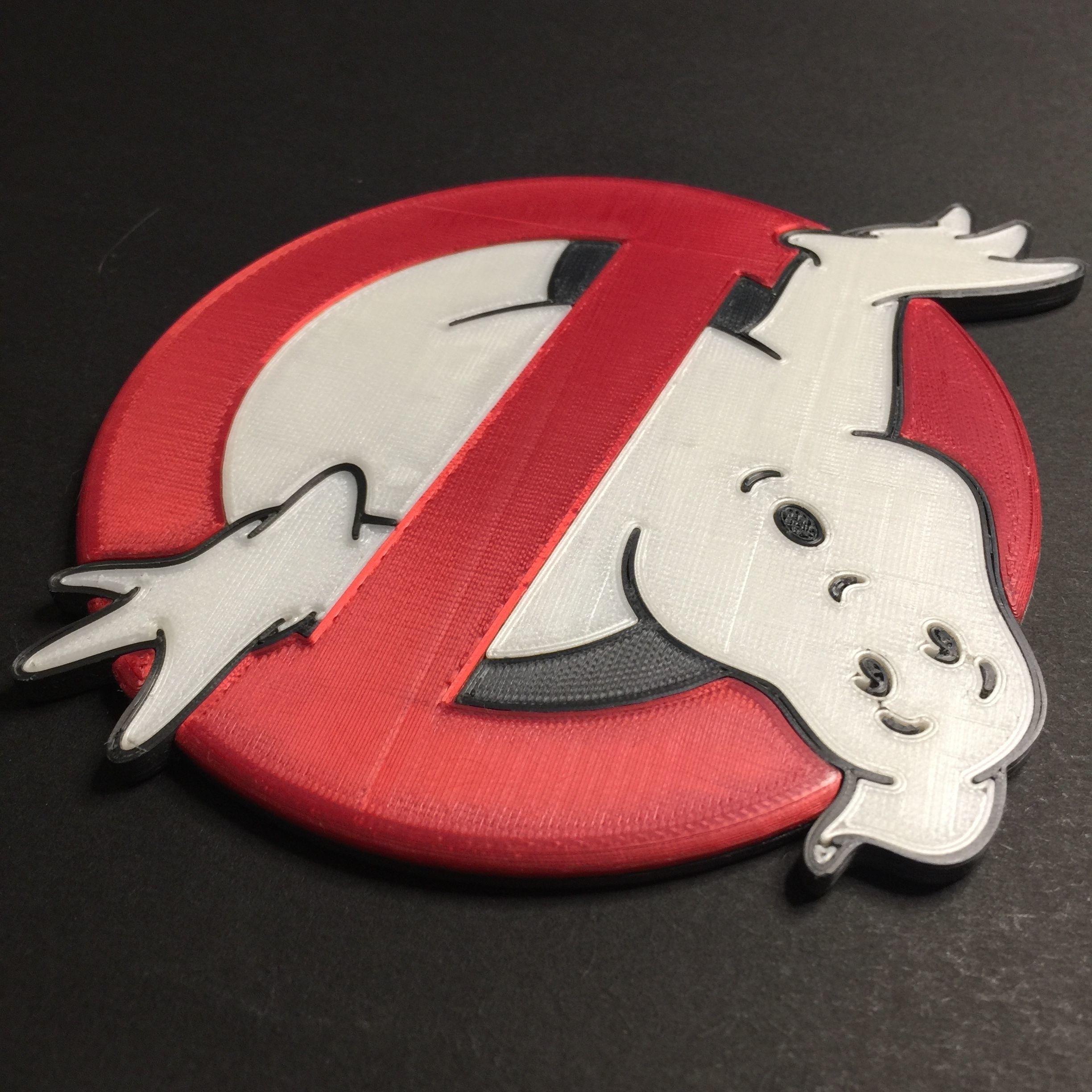 Ghostbusters Logo Coaster 3D model 3D printable | CGTrader