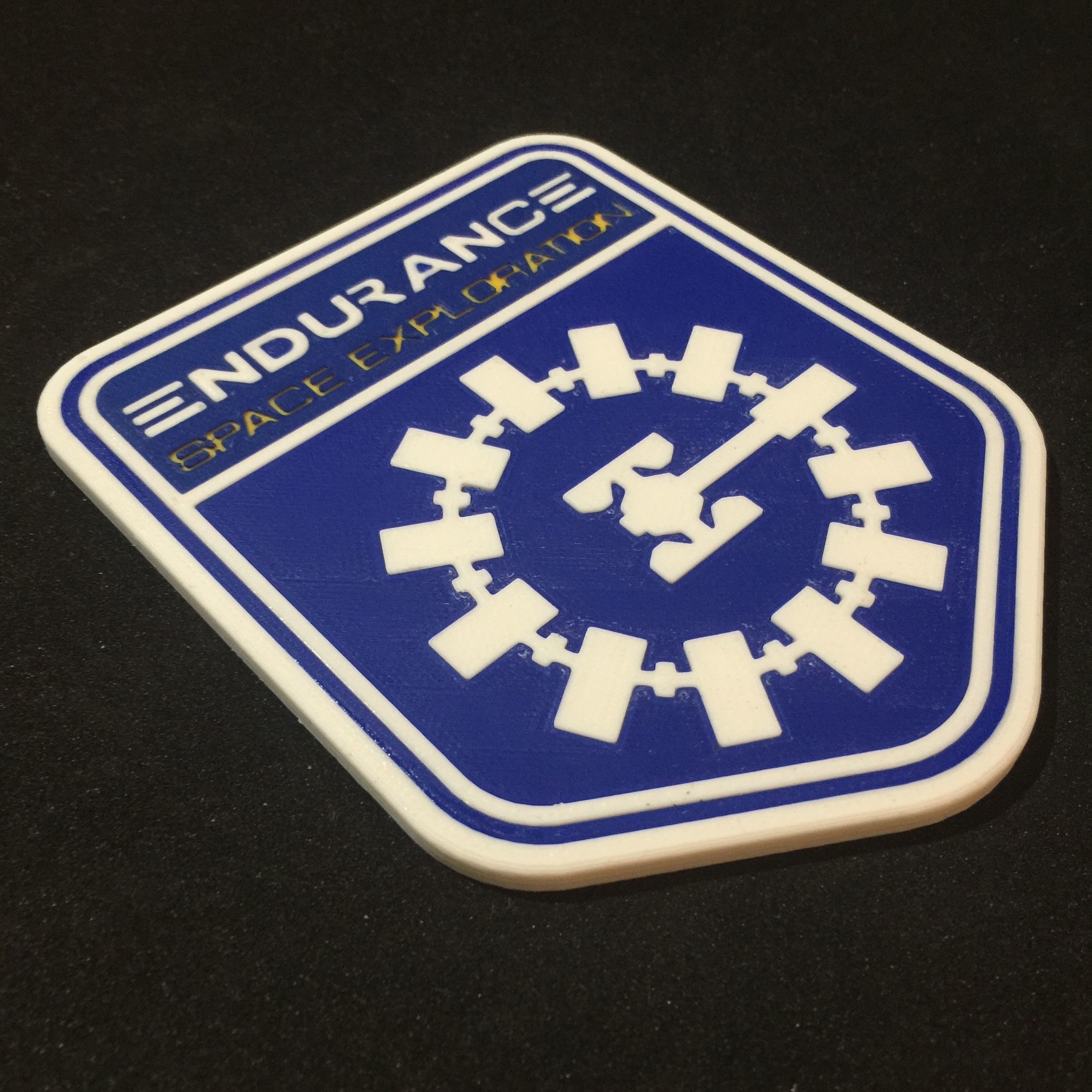 Endurance Mission Patch Coaster 3D model 3D printable | CGTrader