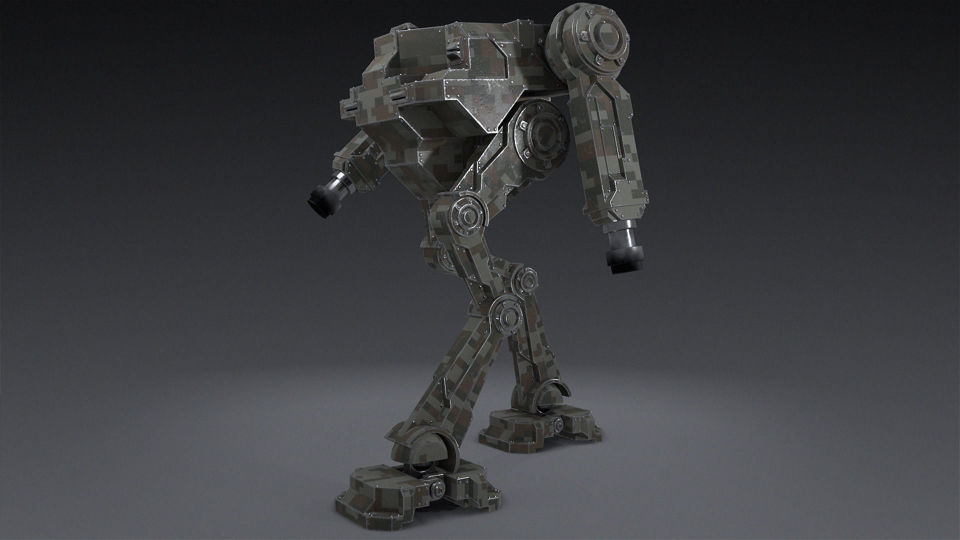 3D model Mech 03 - Goliath VR / AR / low-poly | CGTrader