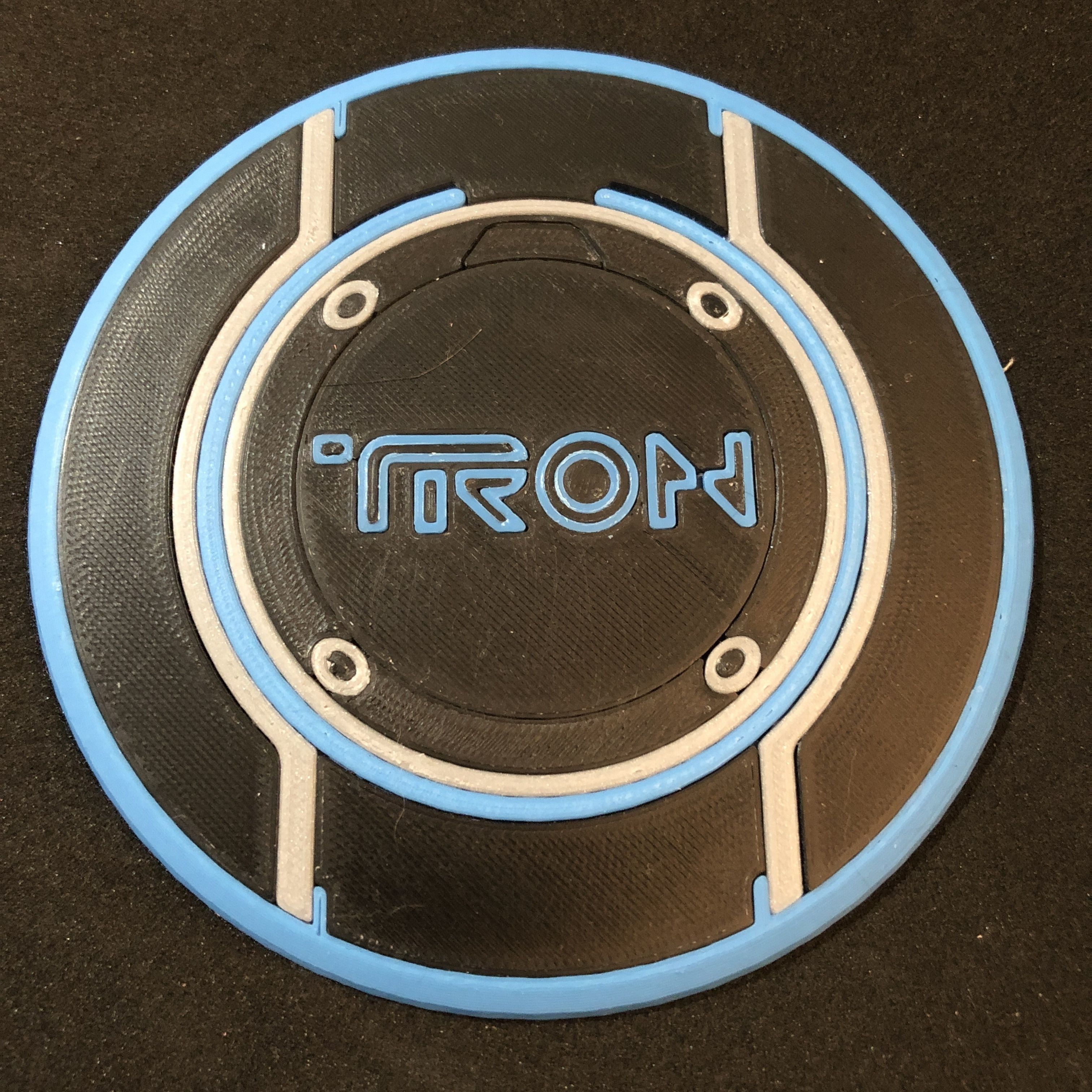 Tron Legacy Disc Coaster 3D model 3D printable | CGTrader
