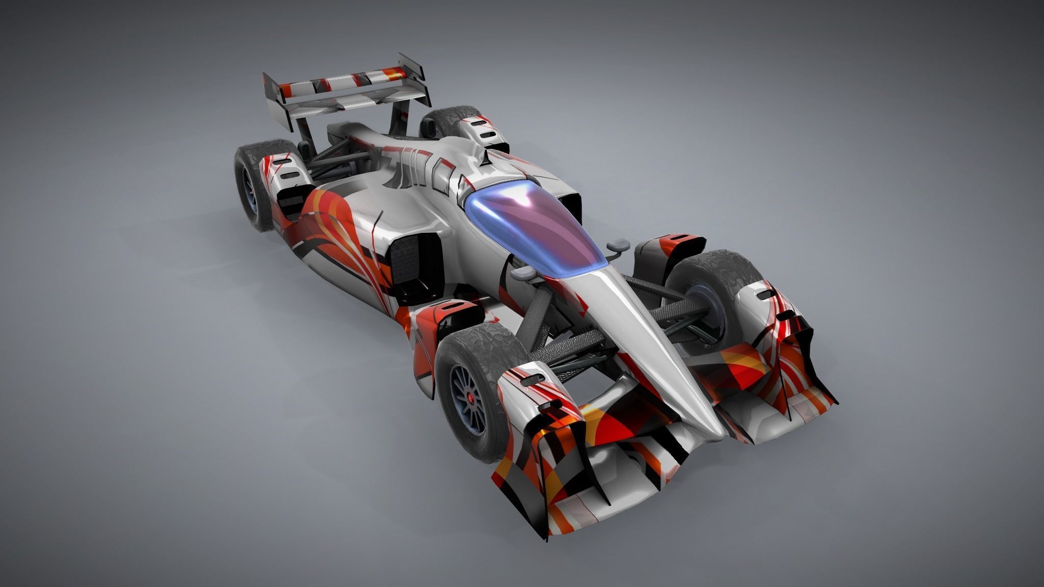 3D model F1 Racing Car Model 4 VR / AR / low-poly | CGTrader