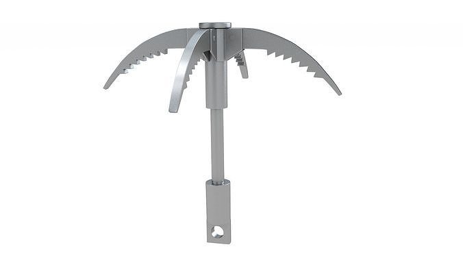 grapling hook 3D model | CGTrader