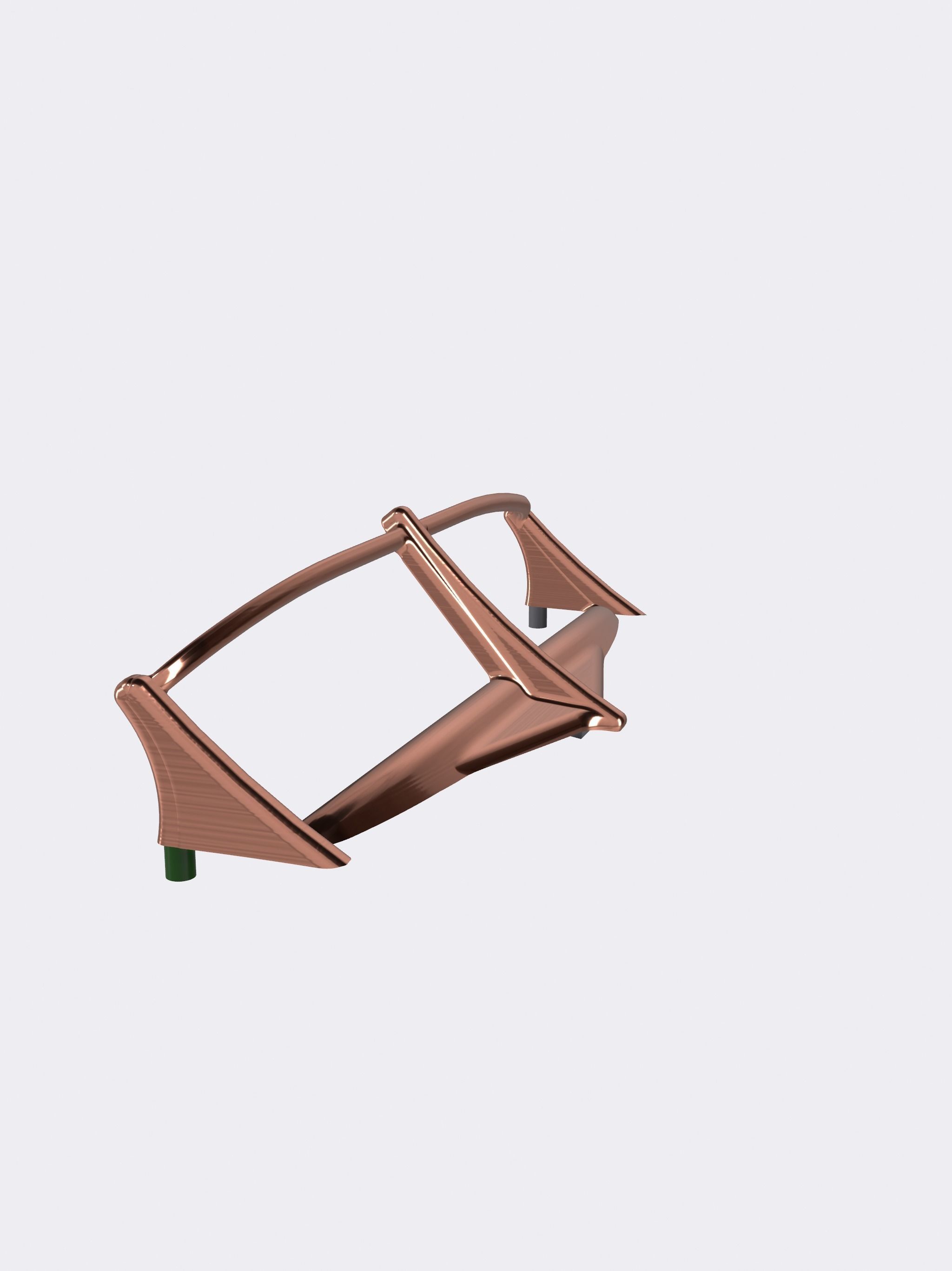 HOT ROD Sleek Duvall windscreen frame 3D model 3D printable | CGTrader