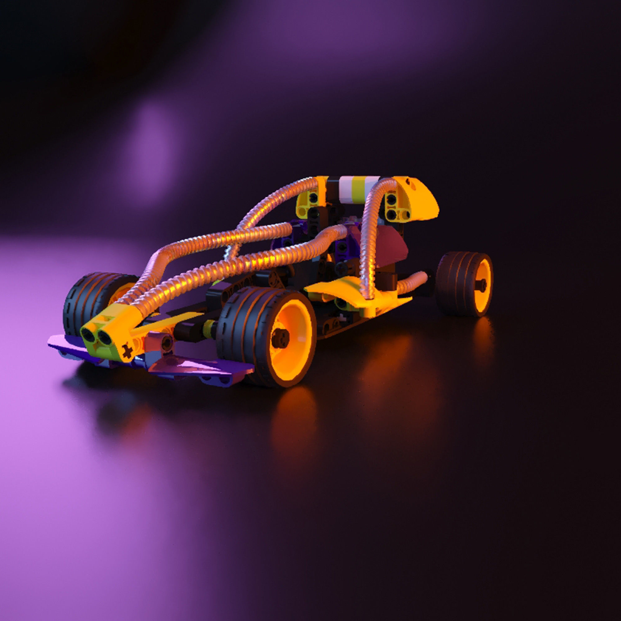 Lego racing car stl 3D model 3D printable | CGTrader