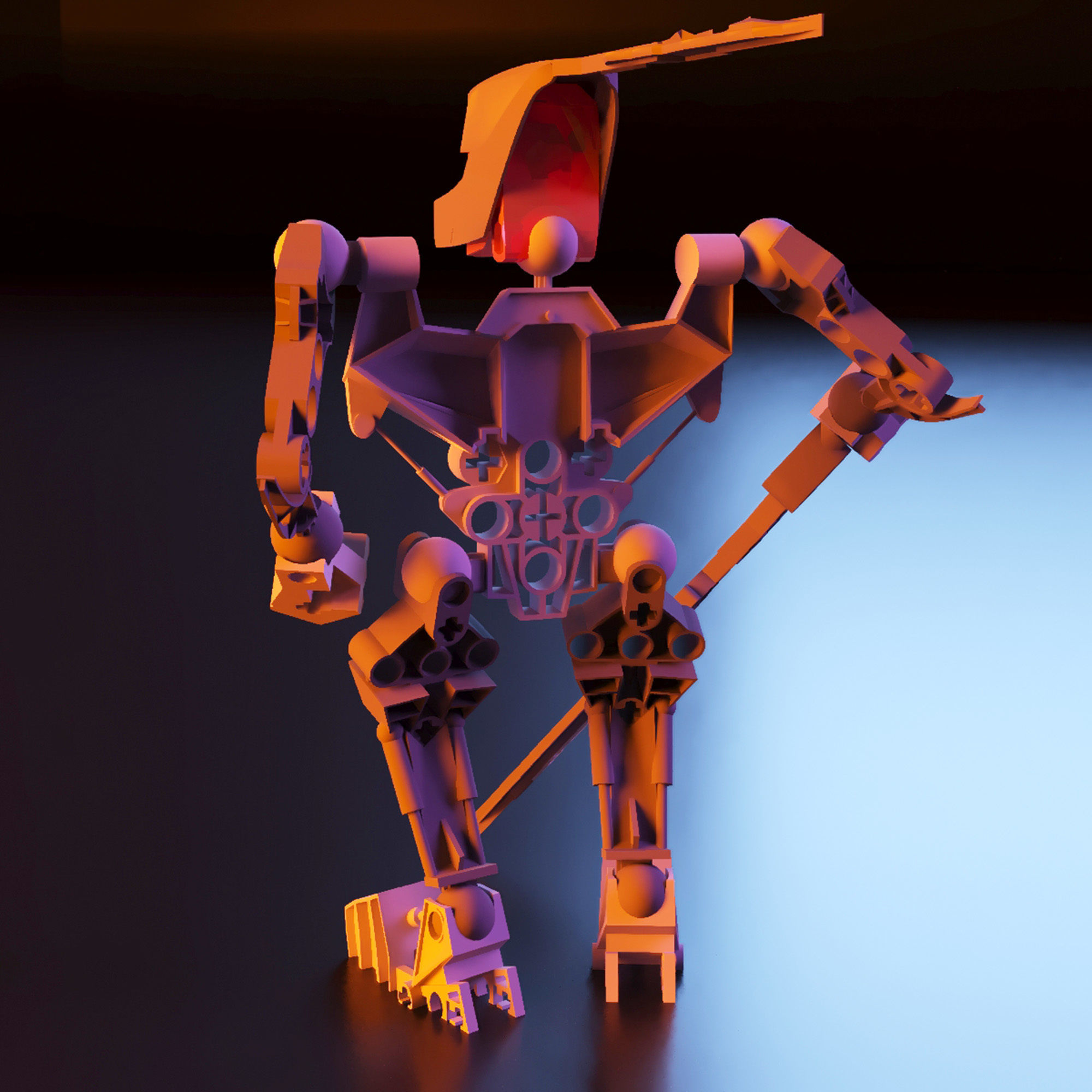 Lego Bionicle Atakus stl 3D model 3D printable | CGTrader