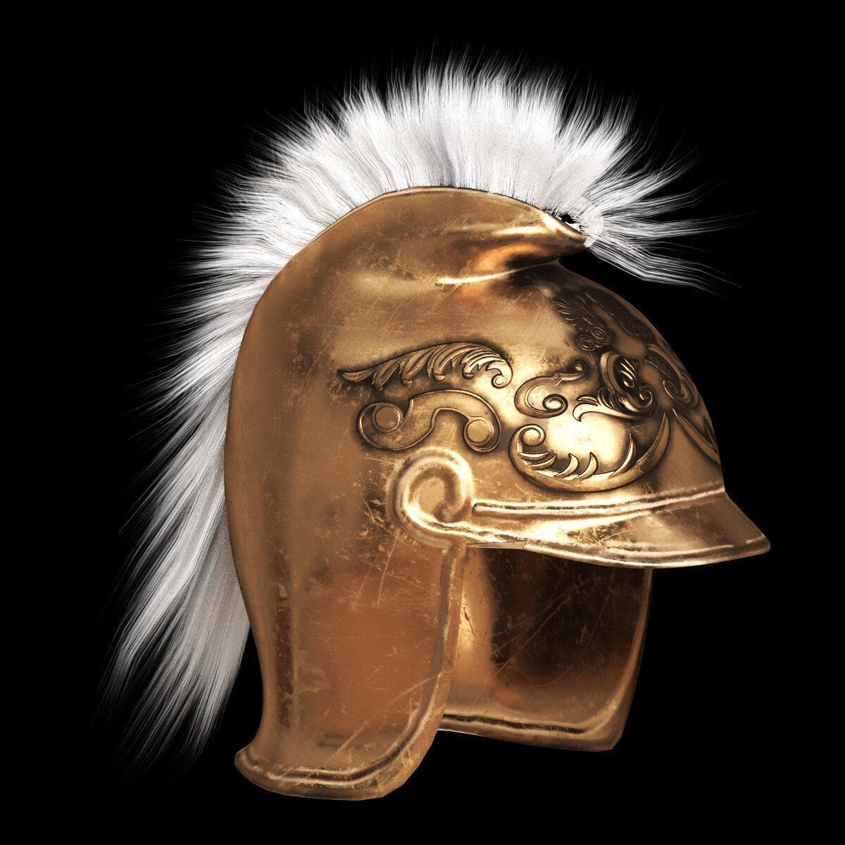 3D model textured ANCIENT HELMET BUNDLE VR / AR / low-poly | CGTrader