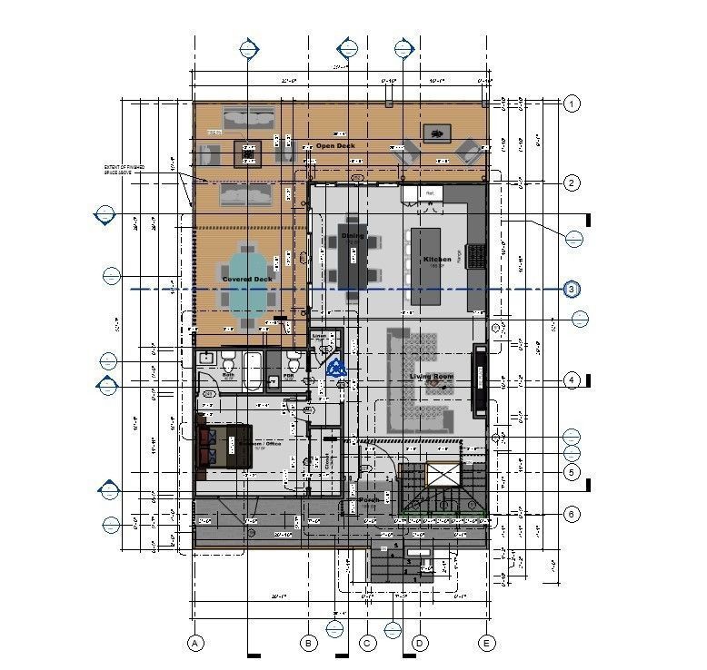 Revit Architectural Residential 3D Model 3D model 3D printable | CGTrader