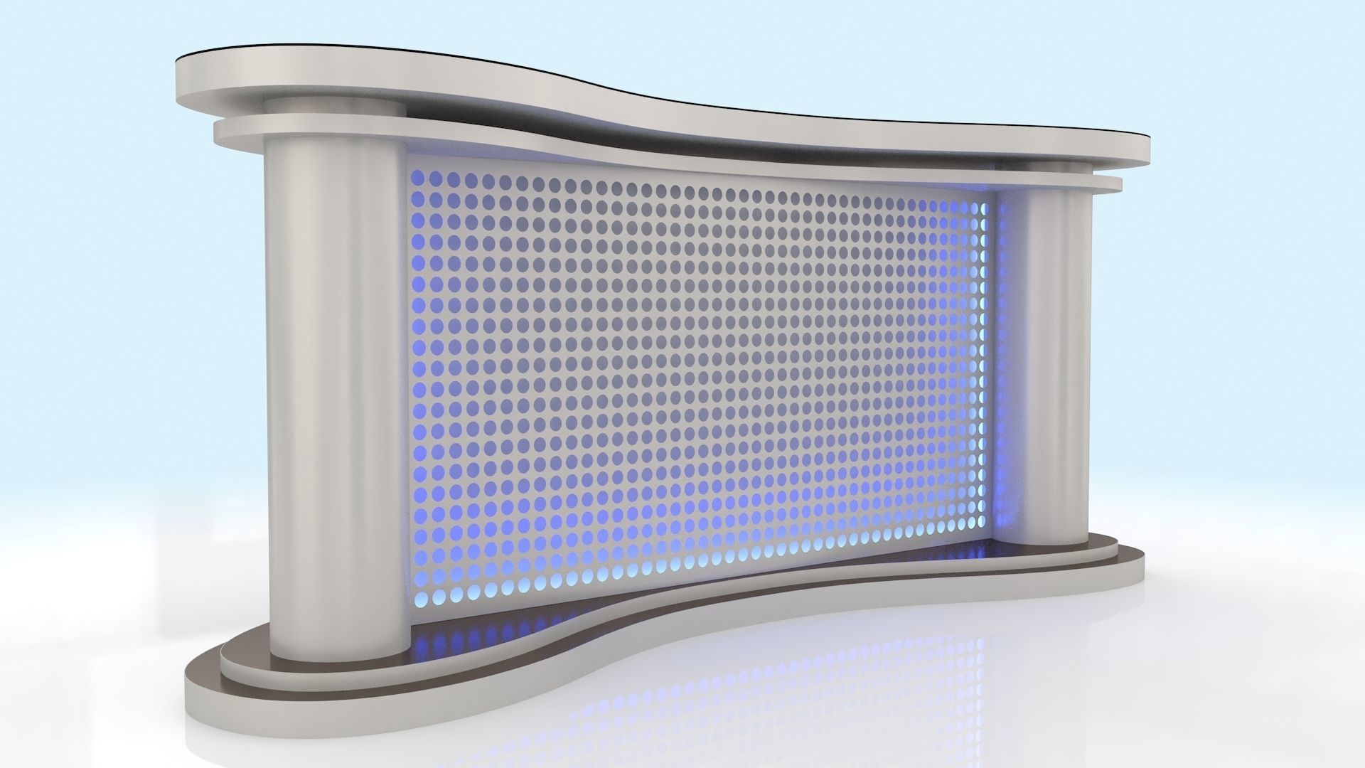 News Desk 3D model | CGTrader