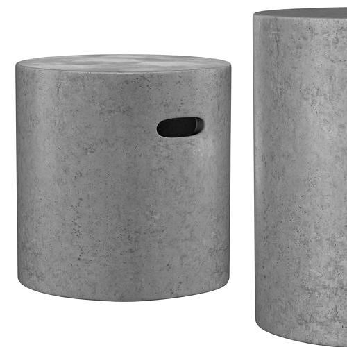CAST CONCRETE CYLINDER 3D model | CGTrader