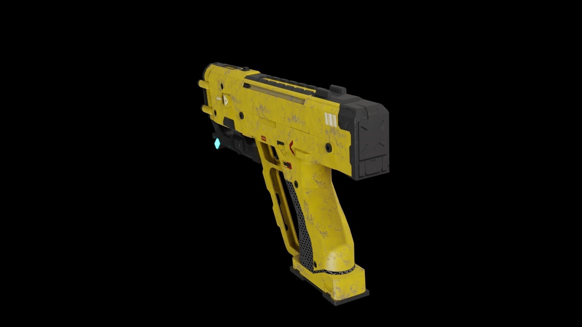 3D model scifi handgun VR / AR / low-poly | CGTrader