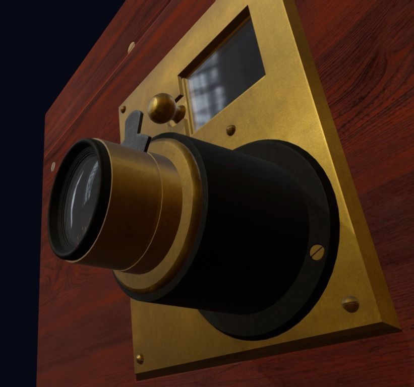 Victorian Movie Film Camera -Birtac- Moving Picture Machine 1898 3D ...