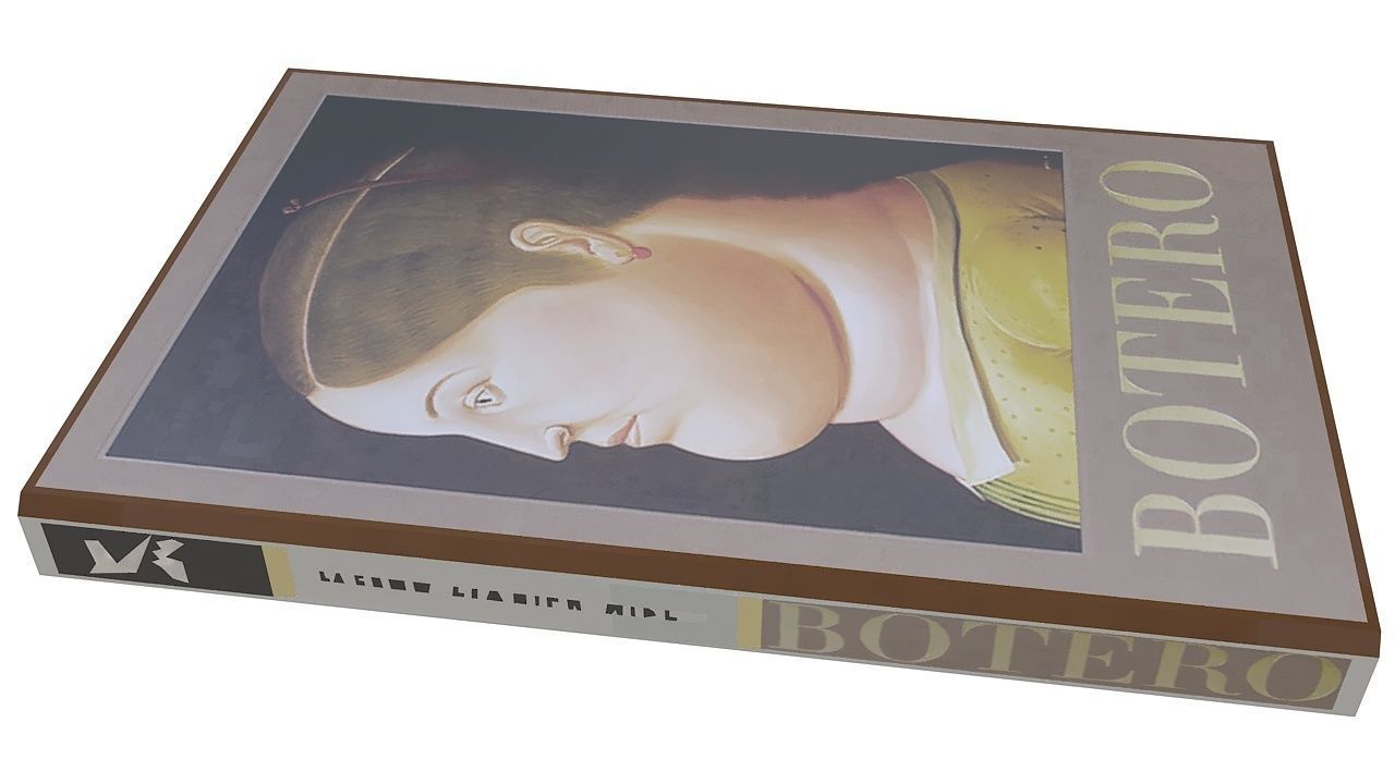 Art book 3D model | CGTrader