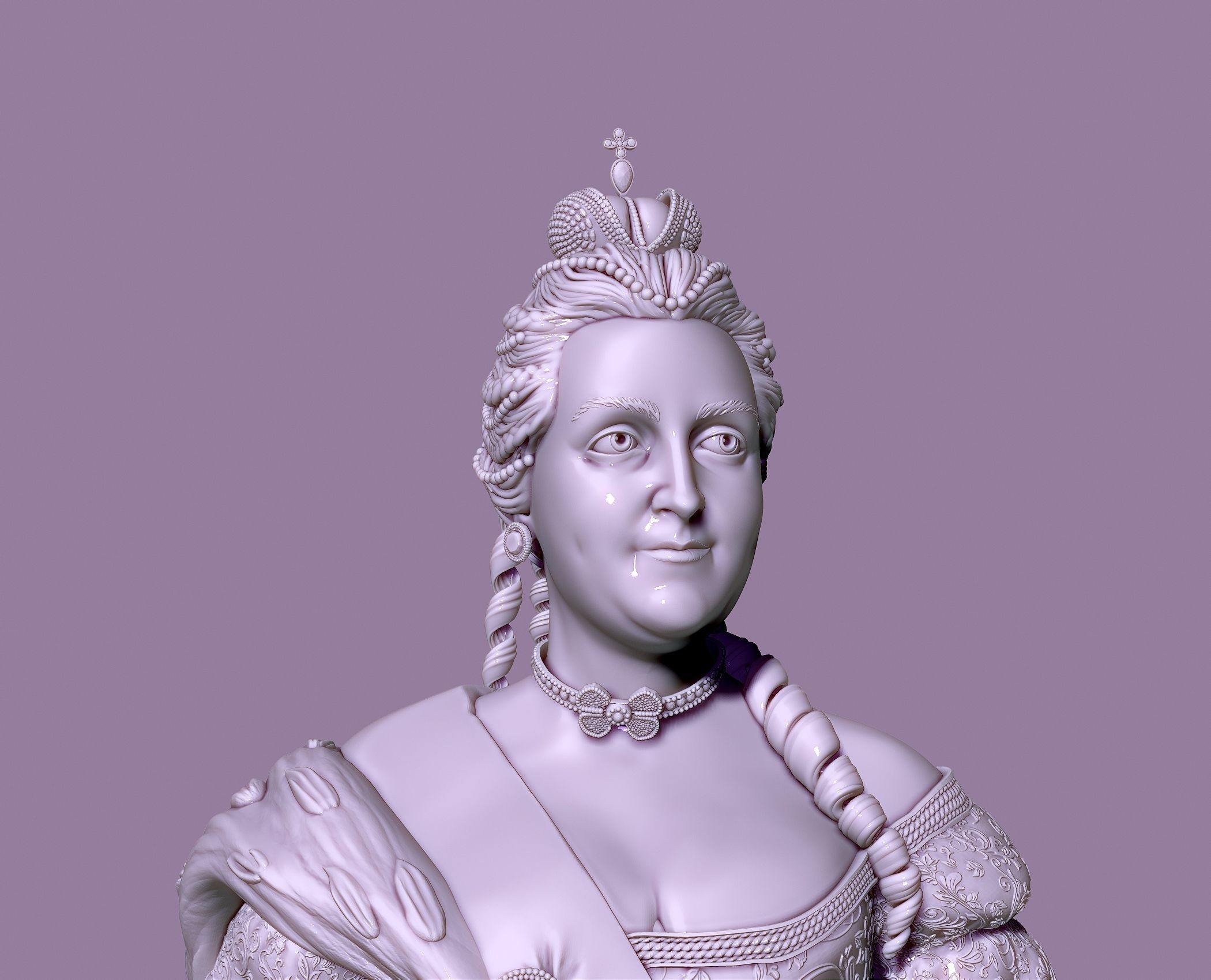 CATHERINE THE GREAT 3D model 3D printable | CGTrader