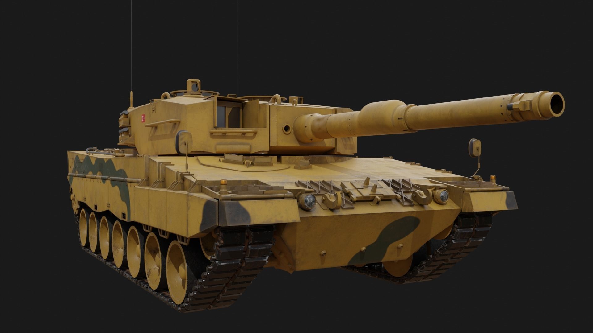 3D model Leopard 2a4 VR / AR / low-poly | CGTrader