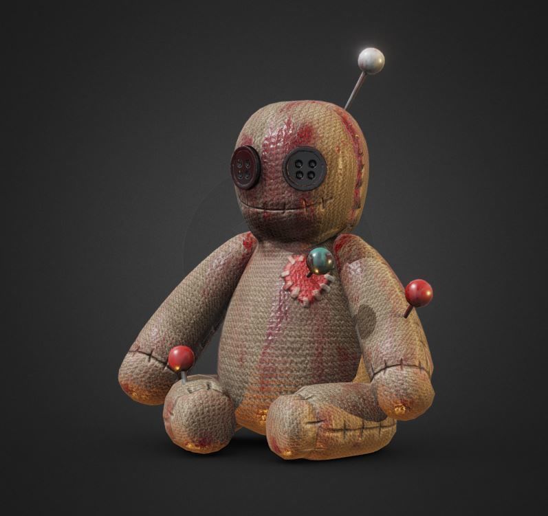 3D model Voodoo Doll VR / AR / low-poly | CGTrader