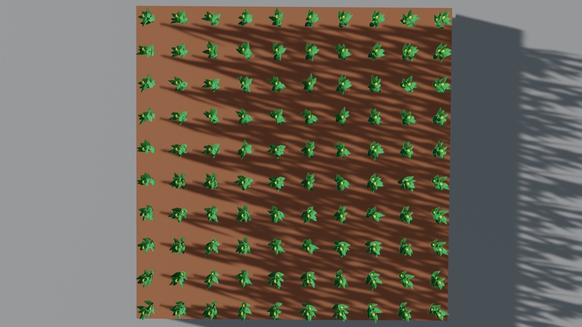 3D model Corn field isometric VR / AR / low-poly | CGTrader