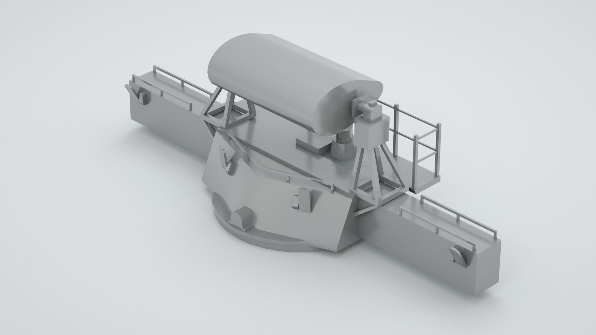 Mk 38 Naval Director Mk 48 Rangefinder System Mk38 Mk48 3D model | CGTrader