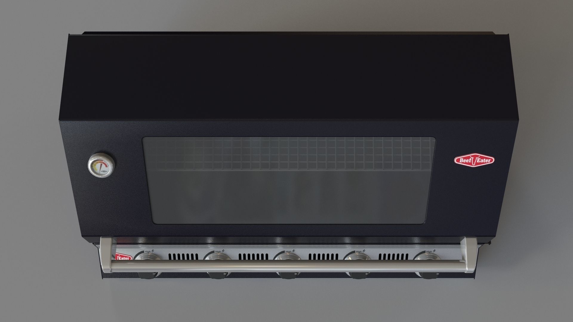 Beef Eater Black 3000E 5 Burner Built-in BBQ Grill 3D model | CGTrader