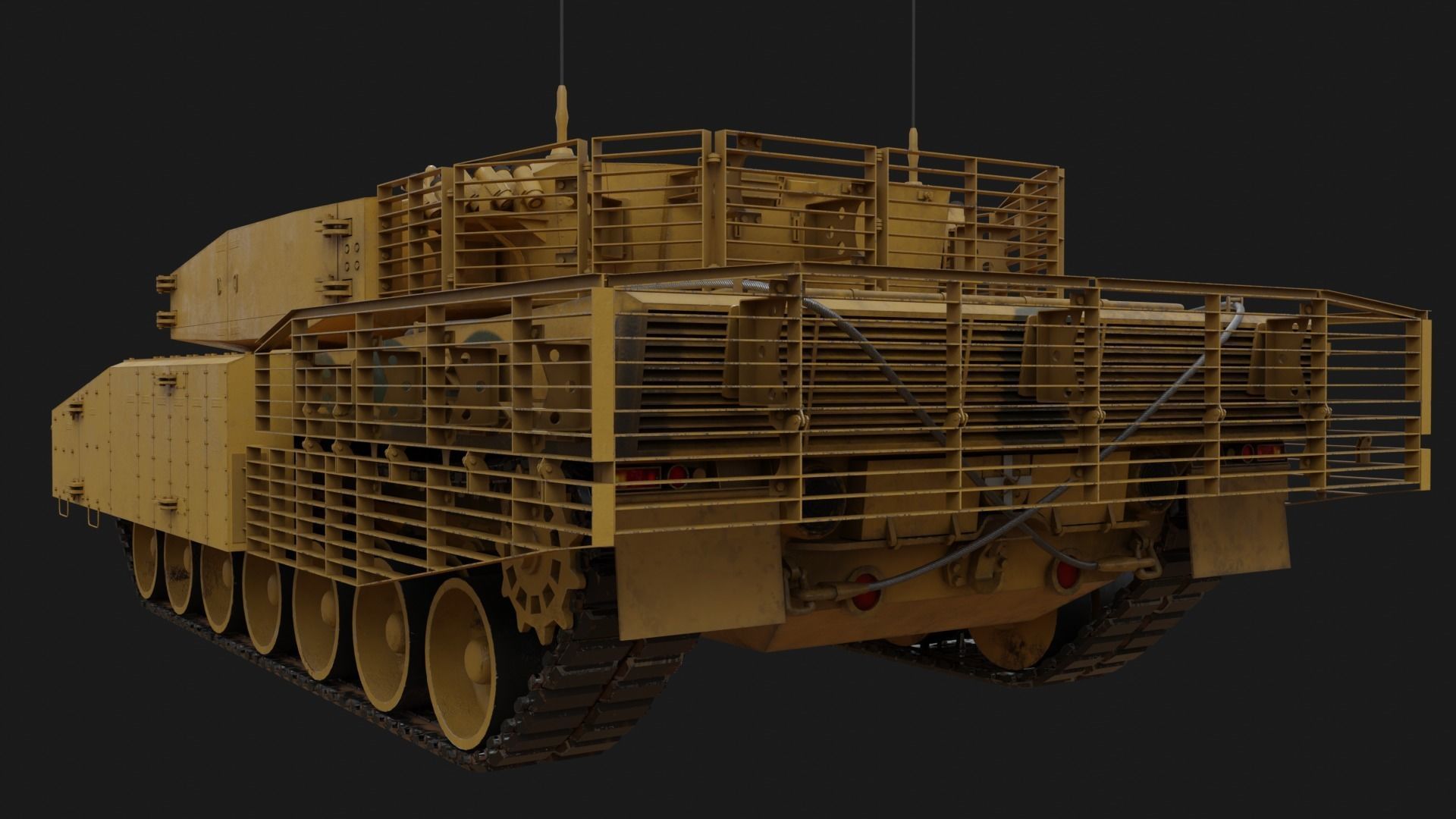 3D model Leopard 2a4-t1 VR / AR / low-poly | CGTrader