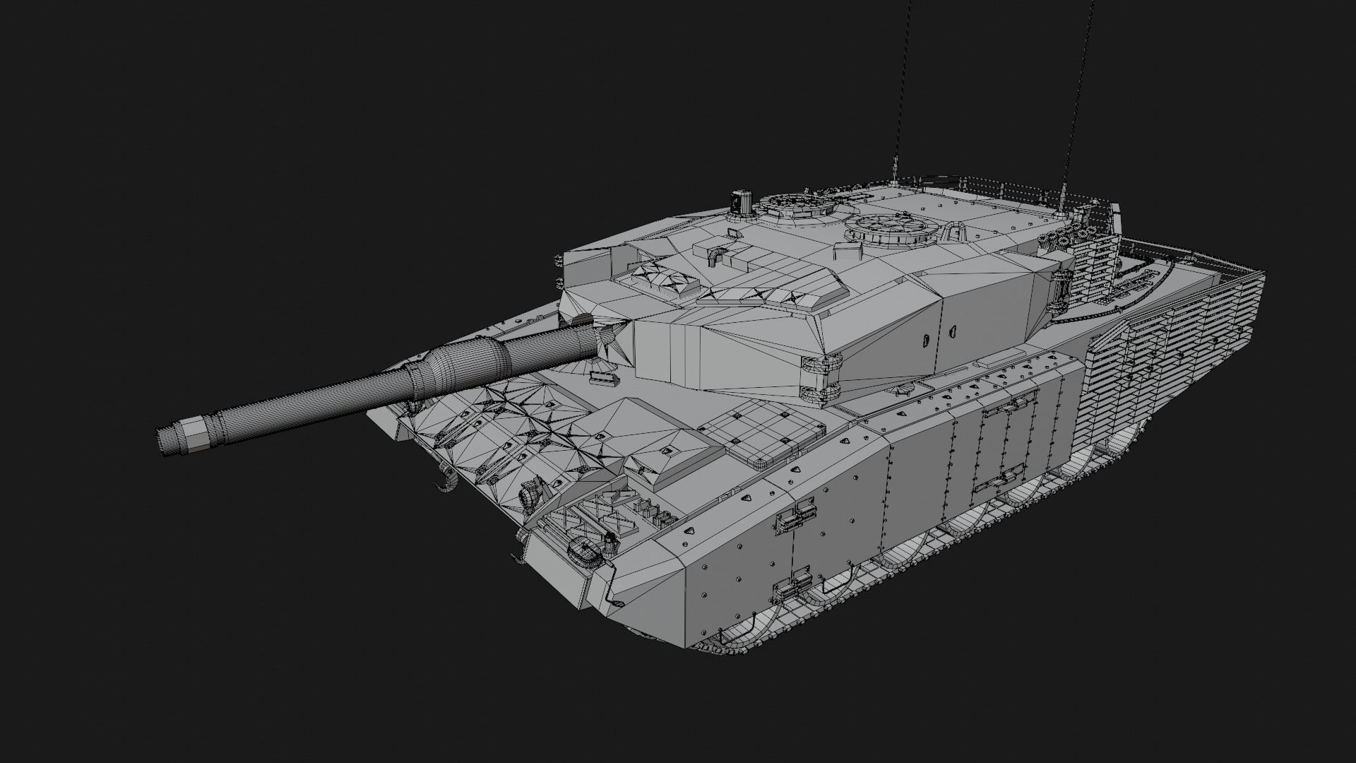 3D model Leopard 2a4-t1 VR / AR / low-poly | CGTrader