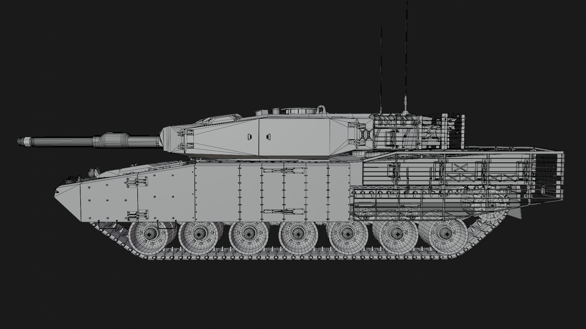 3D model Leopard 2a4-t1 VR / AR / low-poly | CGTrader