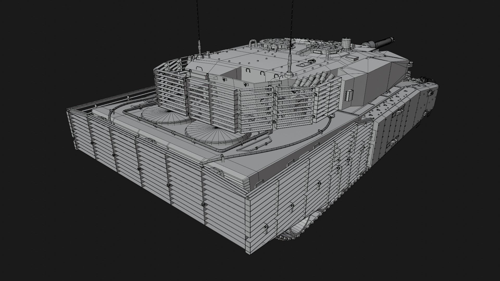 3D model Leopard 2a4-t1 VR / AR / low-poly | CGTrader