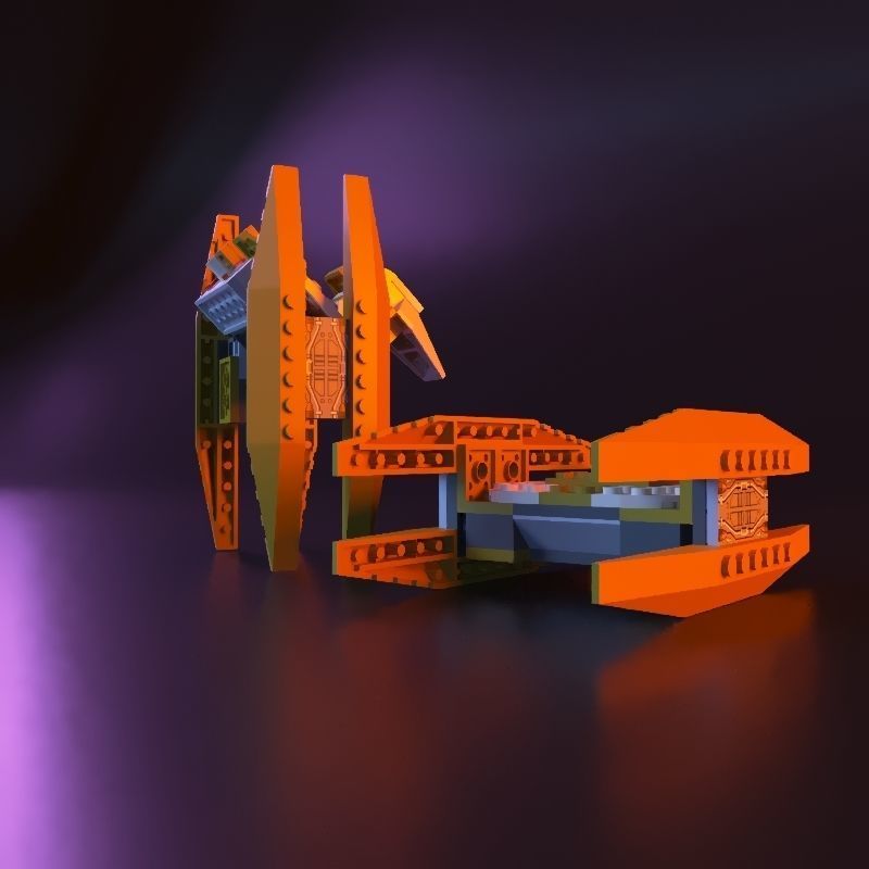 LEGO Star Wars Droid Fighter stl 3D model 3D printable | CGTrader