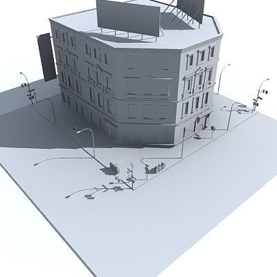 3D model Low Poly Block 02 VR / AR / low-poly | CGTrader