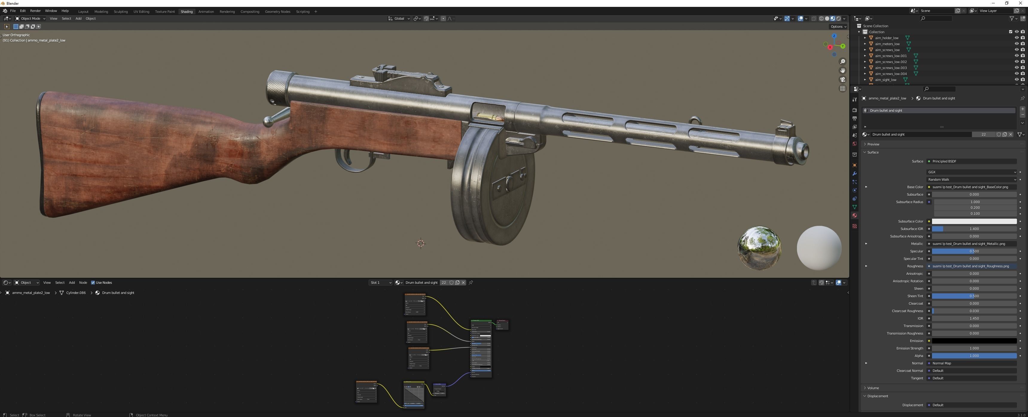 3D model Suomi KP 31 VR / AR / low-poly | CGTrader