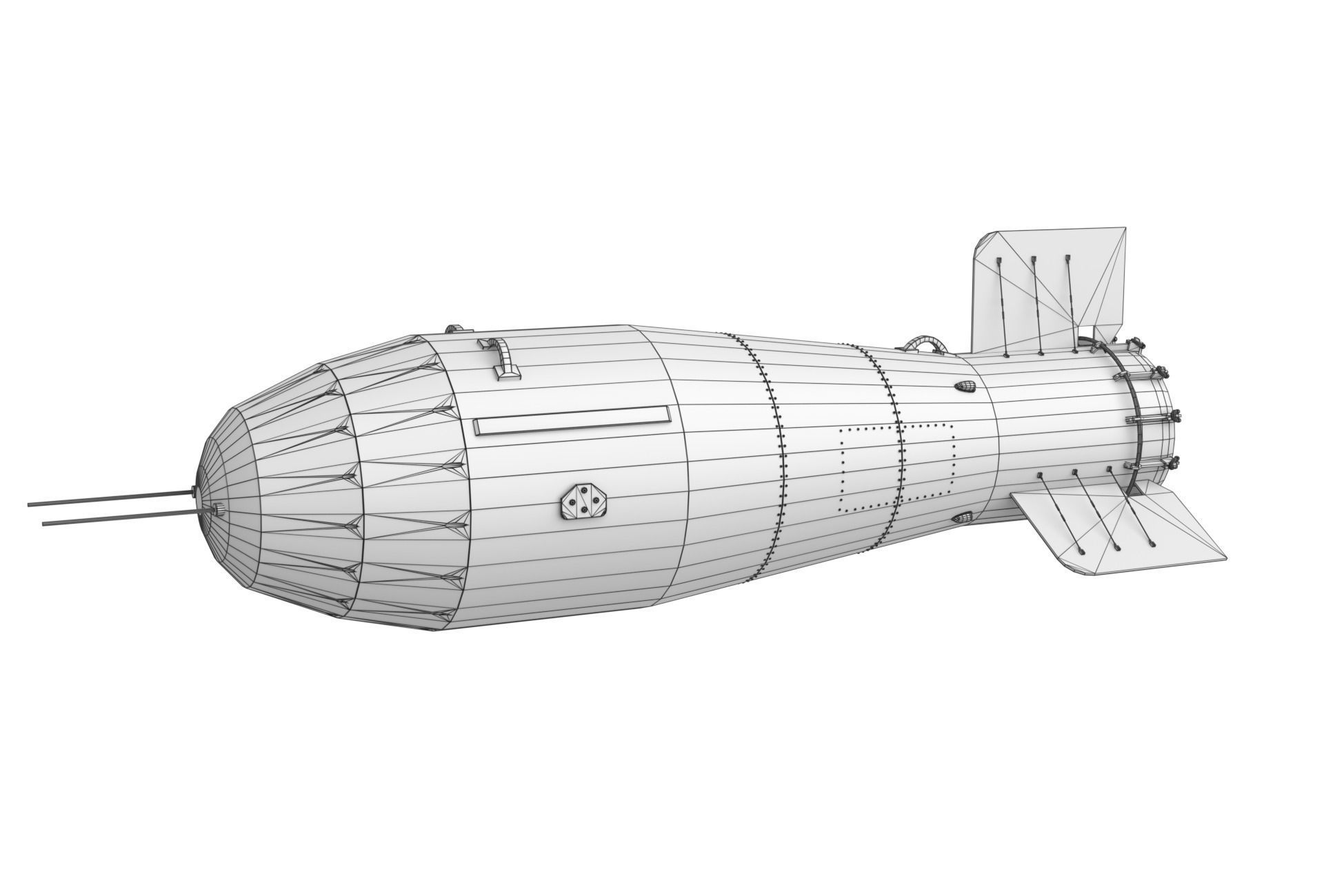 Tsar bomb 3D model | CGTrader