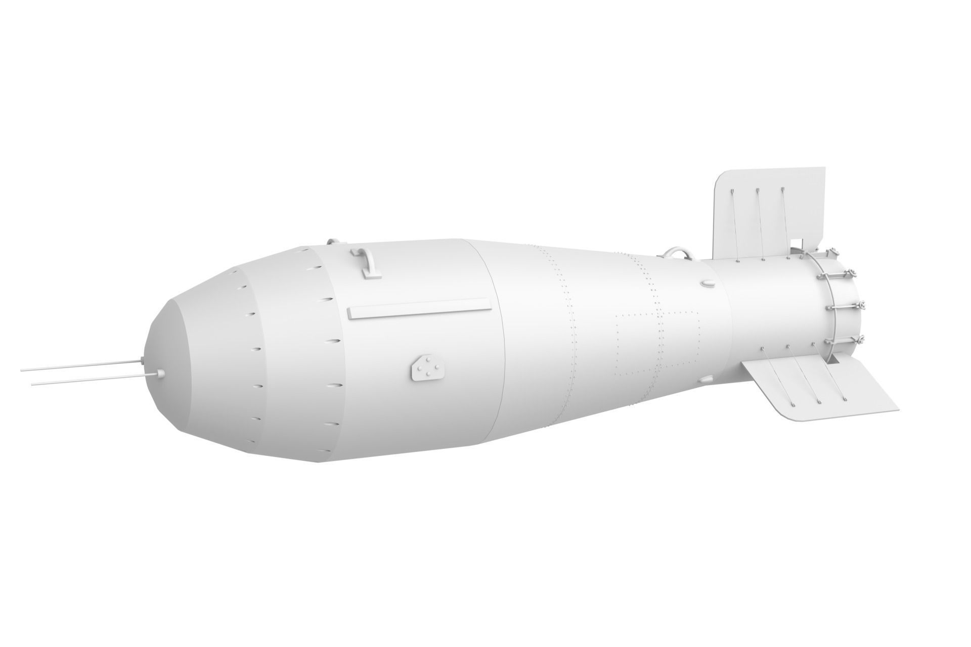 Tsar bomb 3D model | CGTrader