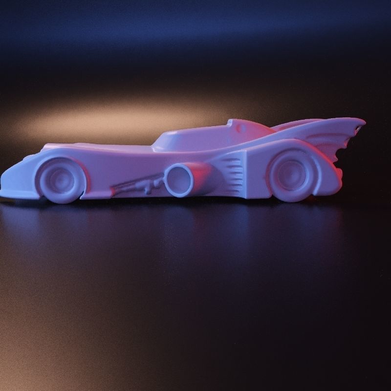 Batman Car stl 3D model 3D printable | CGTrader