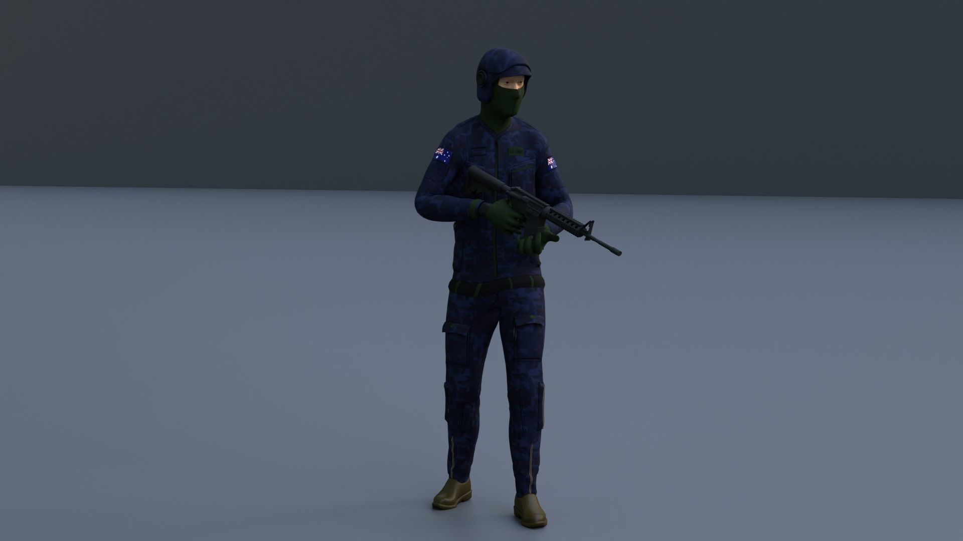 Australia Soldier 3D model | CGTrader