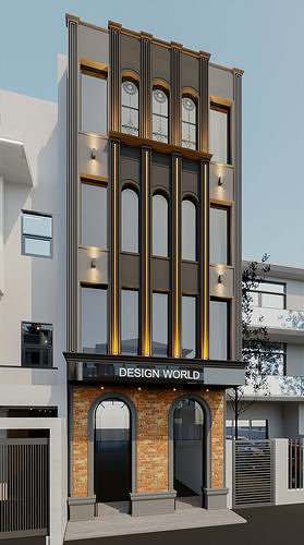 showroom HD textures fast render exterior 3D model | CGTrader