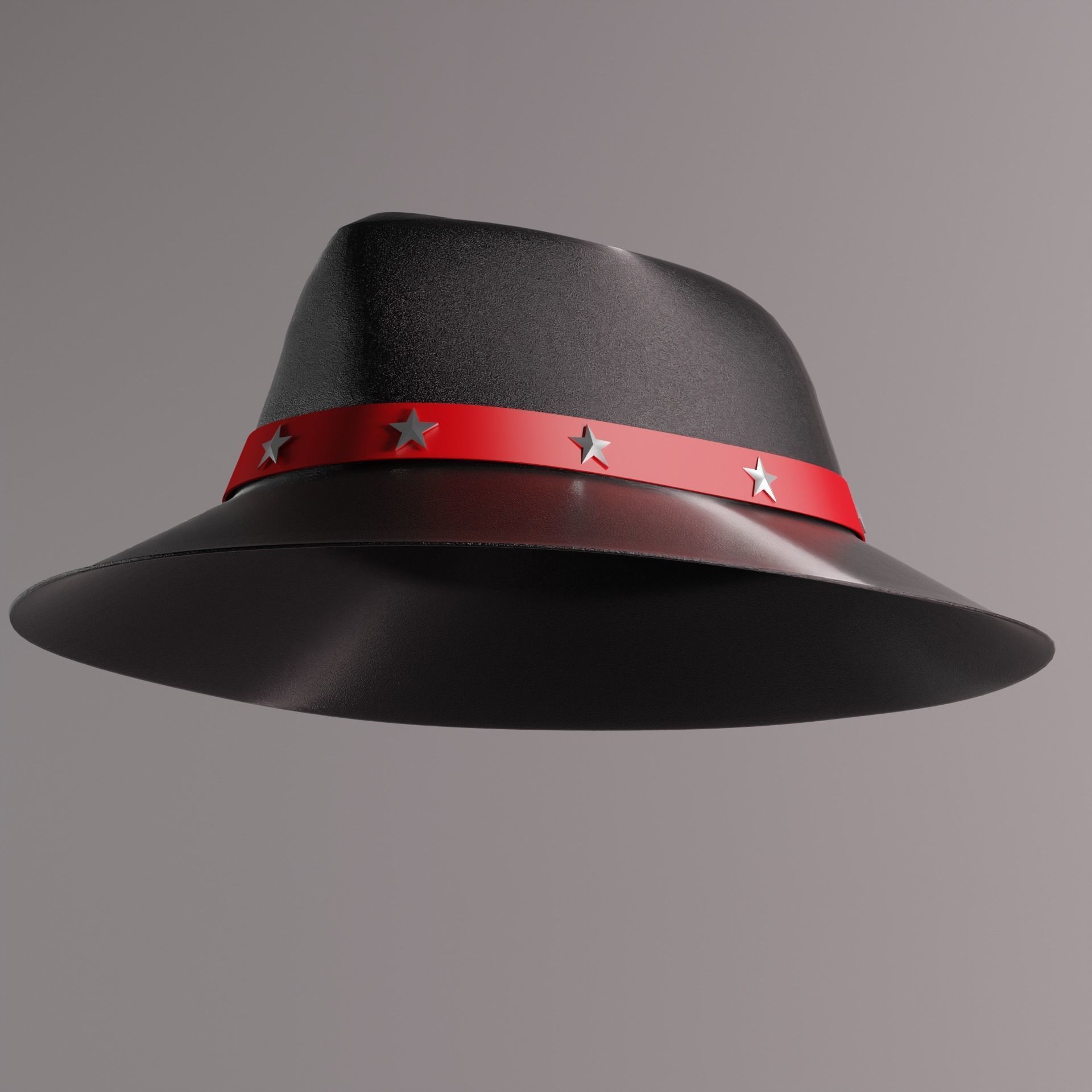 hat star 3D model | CGTrader