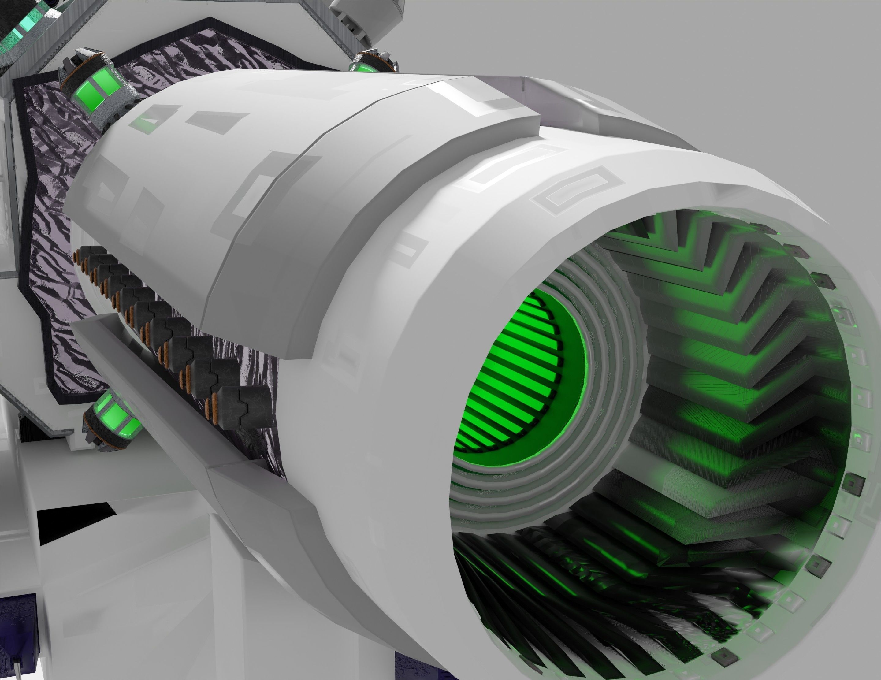 3D model Lunar base defence plasma turret 1 VR / AR / low-poly | CGTrader