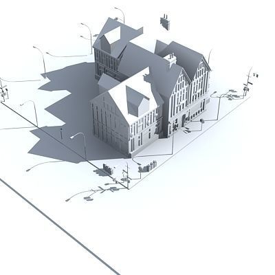 3D model Low Poly Block 08 VR / AR / low-poly | CGTrader