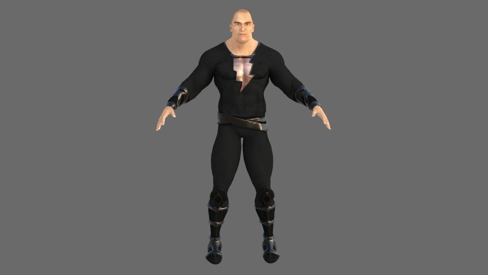 Black Adam model 3D model | CGTrader