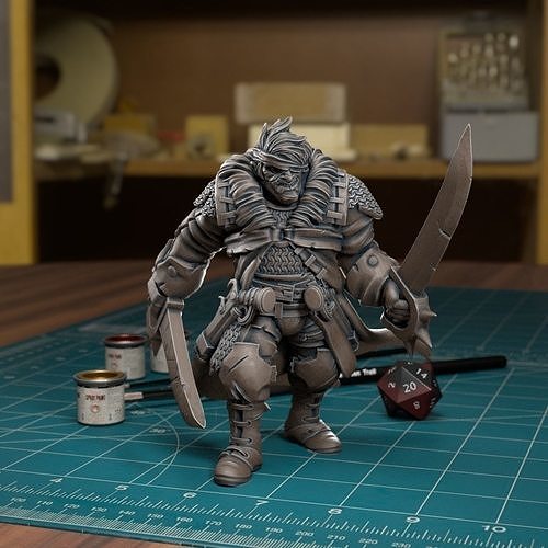 Pilgrim Leader Sword - Pre-Supported 3D model 3D printable | CGTrader