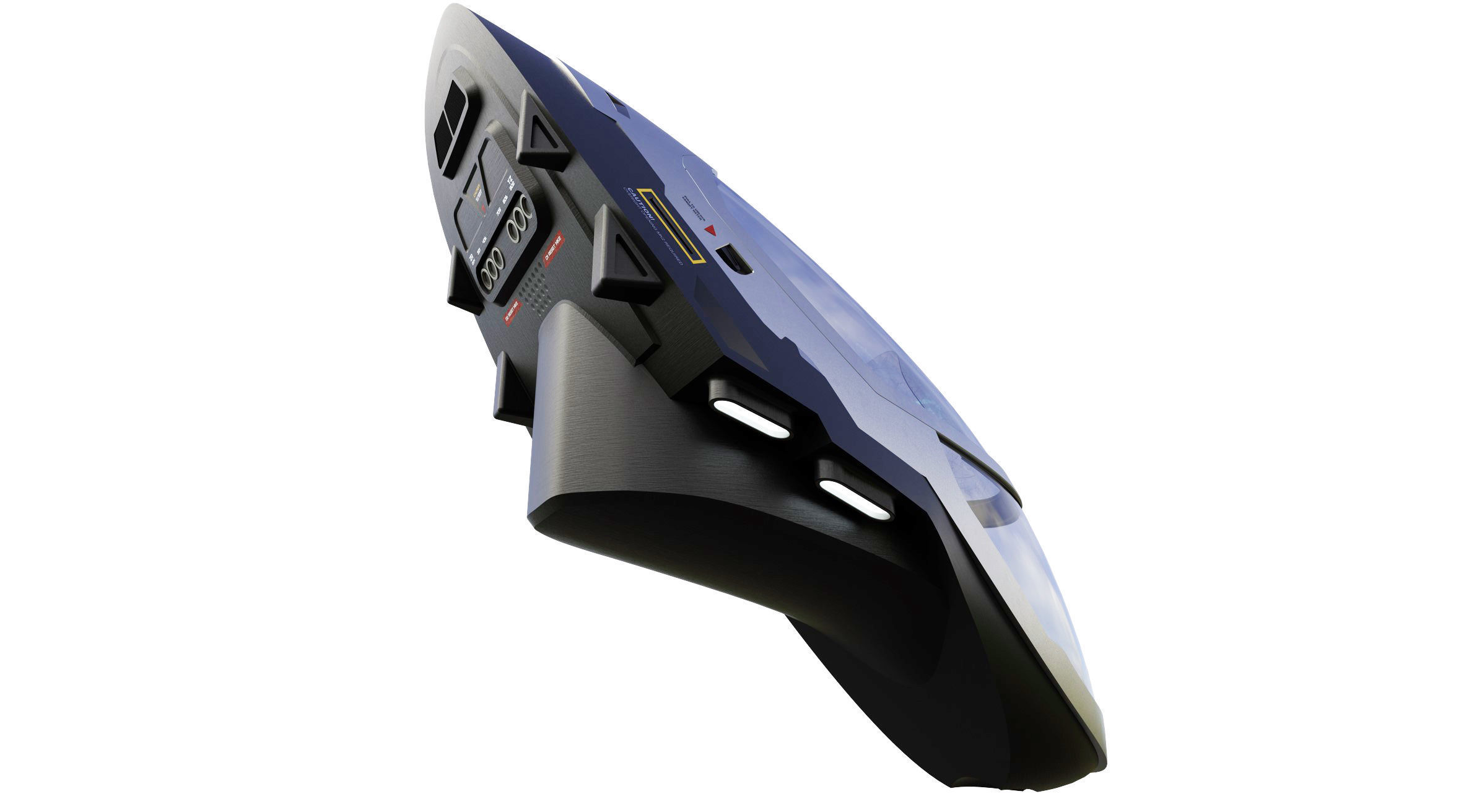 Sci-Fi Light Gunship G9 3D model | CGTrader