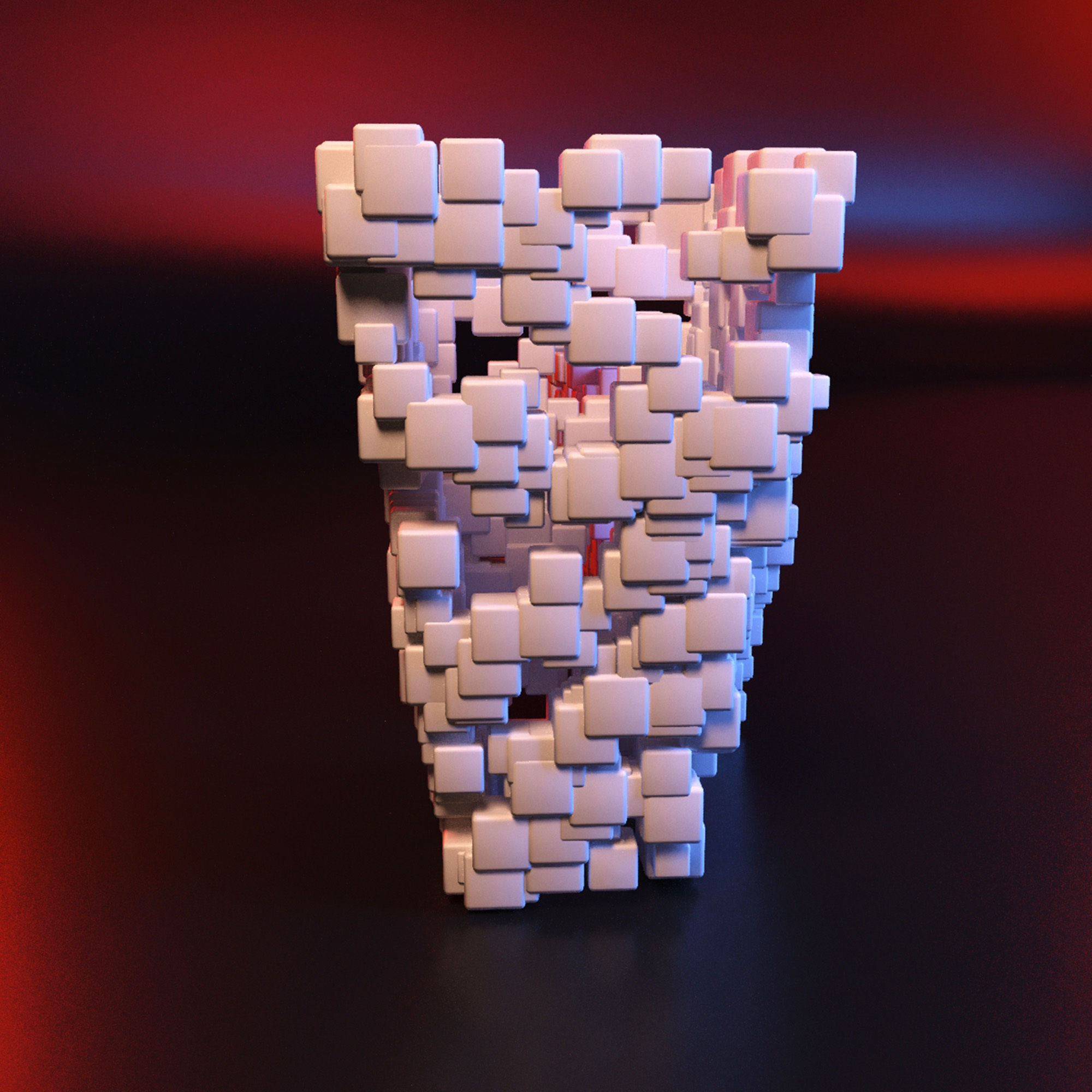 Vase minecraft cubic set 3D model 3D printable | CGTrader