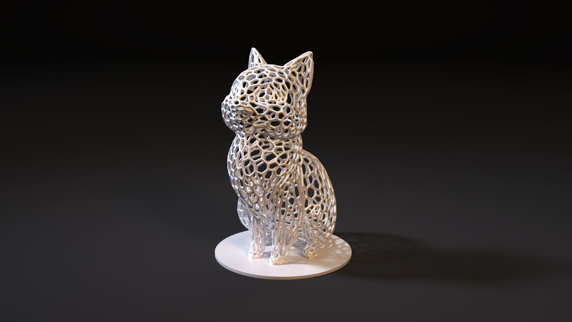 Cat decor free 3D model 3D printable | CGTrader