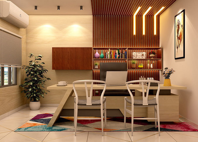 OFFICE BOSS CABIN 3D model | CGTrader