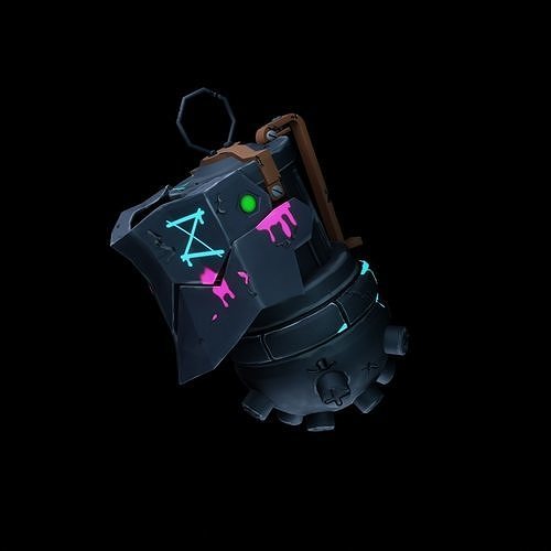 Jinx grenade free VR / AR / low-poly 3D model | CGTrader