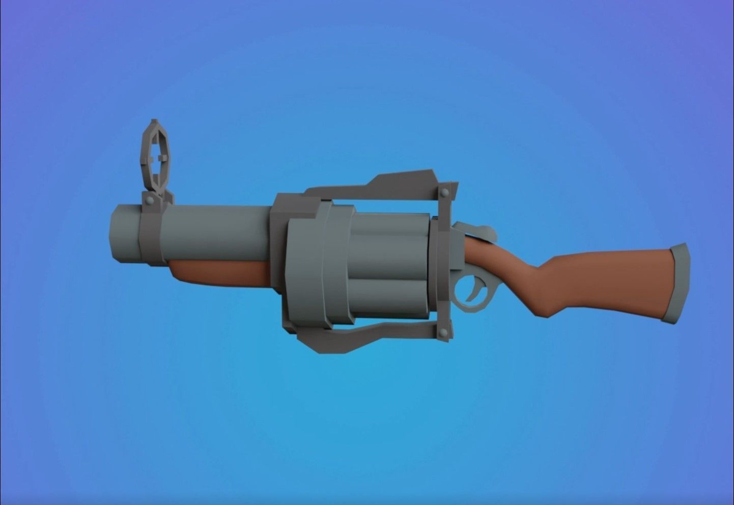 Super low poly Weapon Pack for Free free VR / AR / low-poly 3D model ...